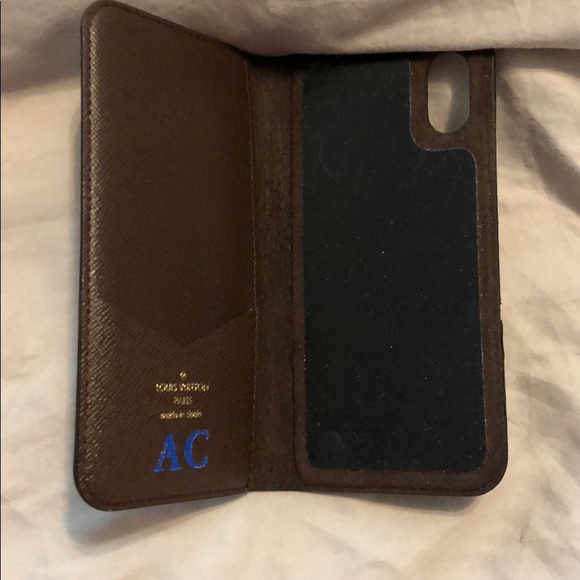 Louis Vuitton | Accessories | Louis Vuitton Iphone X Folio | Poshmark